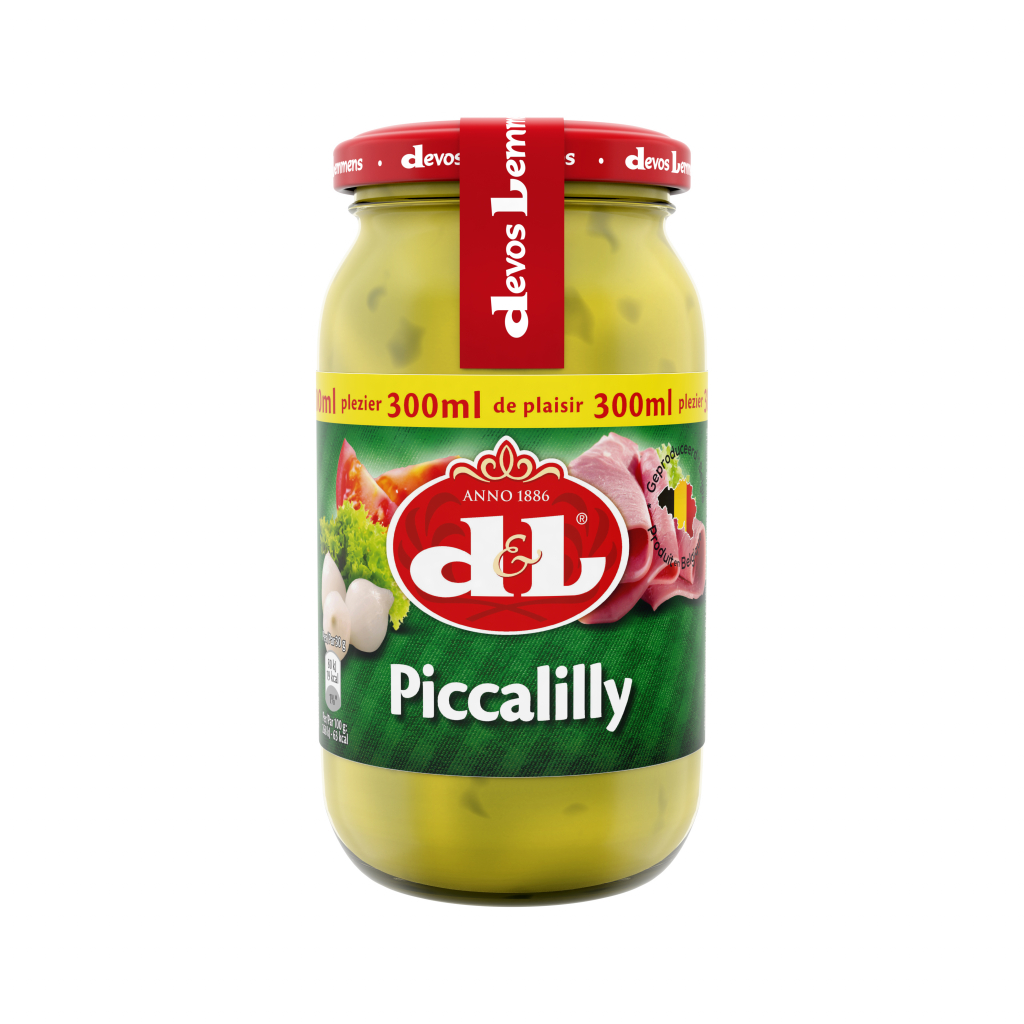 Picalilli sauce - similar to our Belgian Pickles - Devos Lemmens